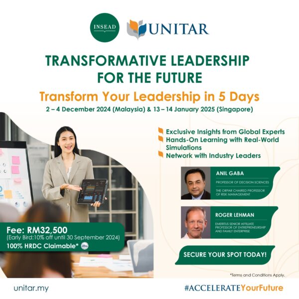 INSEAD X UNITAR: Transformative Leadership For The Future